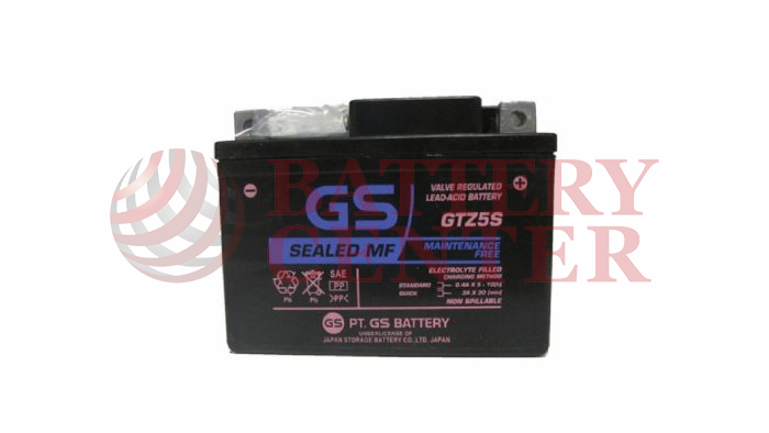 Μπαταρία GS GTZ5S 12V AGM High Performance Battery Capacity 10hr 3.5 ...